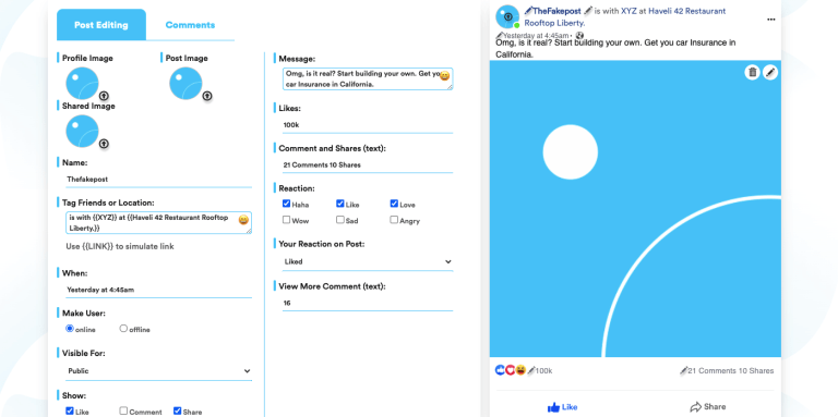 5 Ways to Create Fake Facebook Post, Facebook Comments and chat - VidzHome
